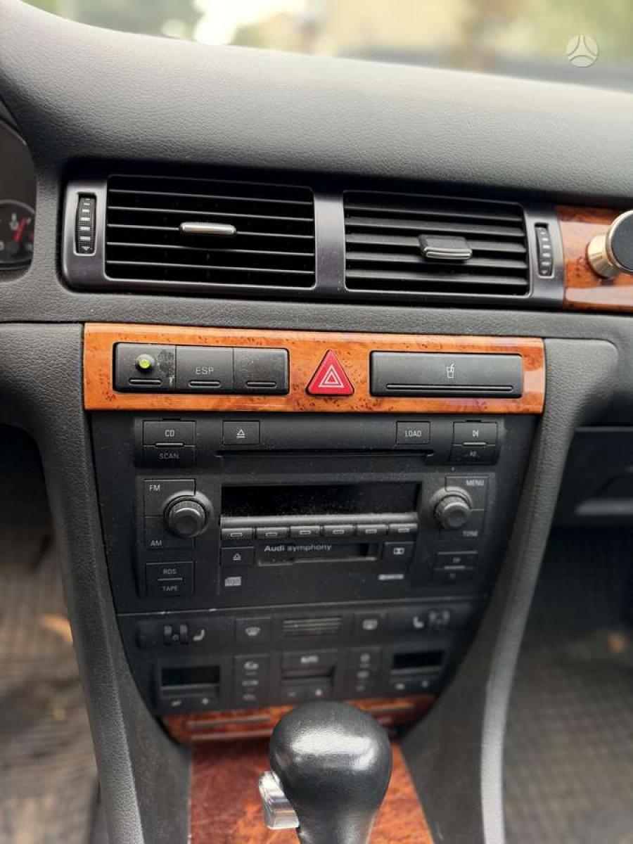 Black Audi A6 2003 in Kaunas, with an engine capacity of 2.50 L and mileage of 321 thousand km for 1390 €, photo 27 on AUTOMOTO.COM.LV