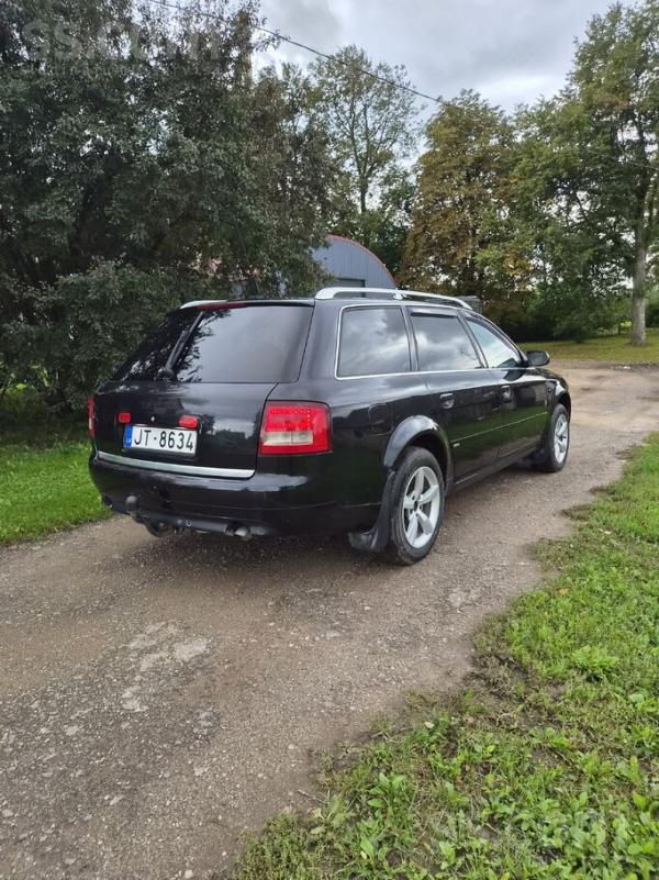 Black Audi A6 2003 in Tukums, with an engine capacity of 1.90 L and mileage of 346 thousand km for 2550 €, photo 7 on AUTOMOTO.COM.LV