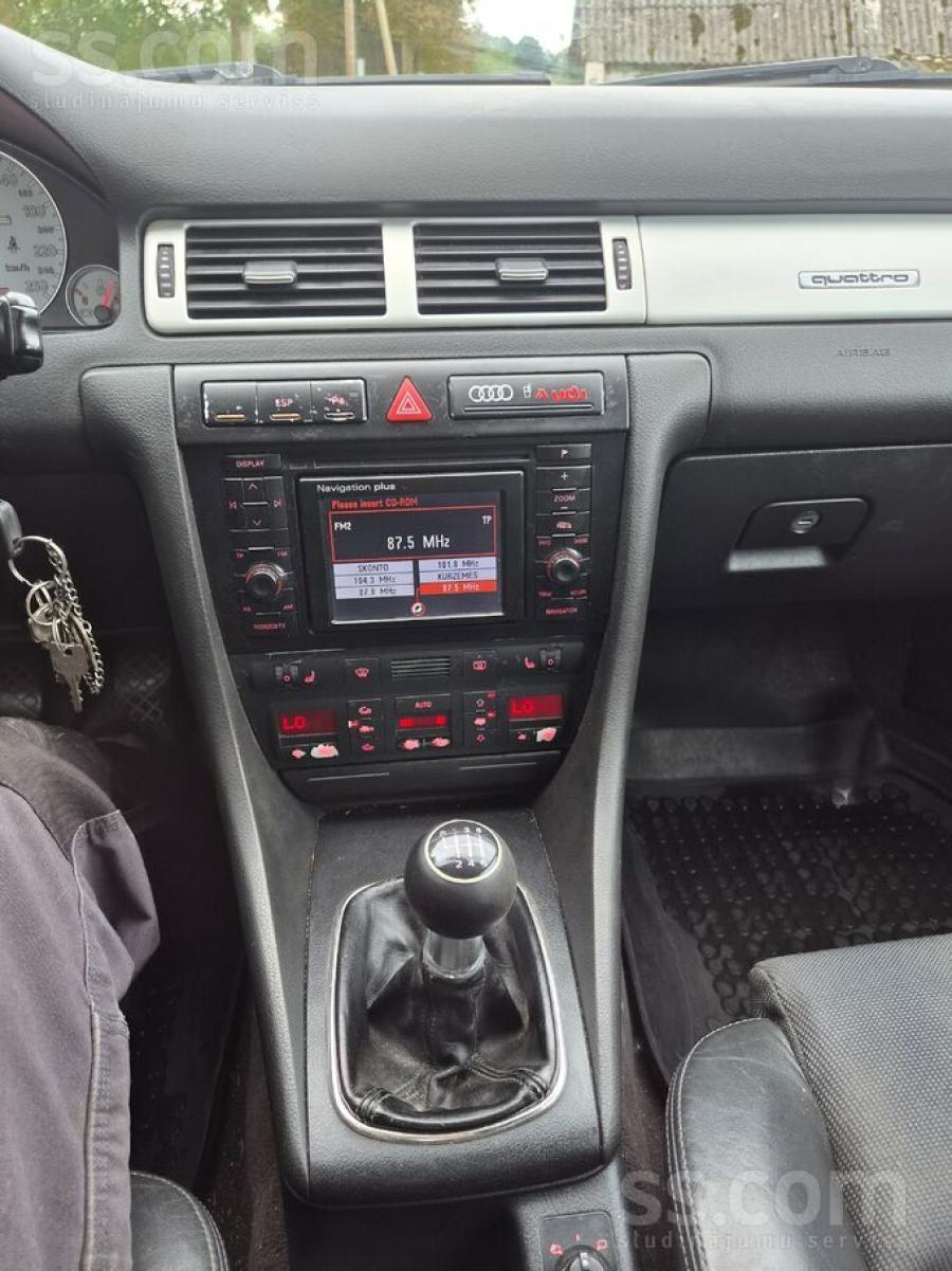 Melns Audi A6 2003 Tukums, ar dzinēja tilpumu 1.90 L un nobraukumu 346 tūkst. km par 2550 €, foto 10 vietnē AUTOMOTO.COM.LV