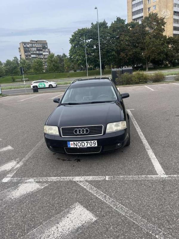 Black Audi A6 2003 in Vilnius, with an engine capacity of 2.50 L and mileage of 326 thousand km for 2200 €, photo 11 on AUTOMOTO.COM.LV