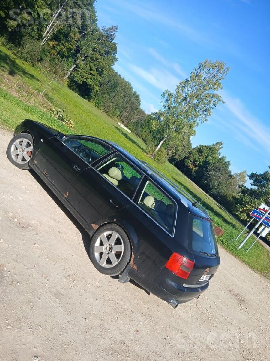 Melns Audi A6 2003 Alūksne, ar dzinēja tilpumu 2.50 L un nobraukumu 344 tūkst. km par 875 €, foto 5 vietnē AUTOMOTO.COM.LV