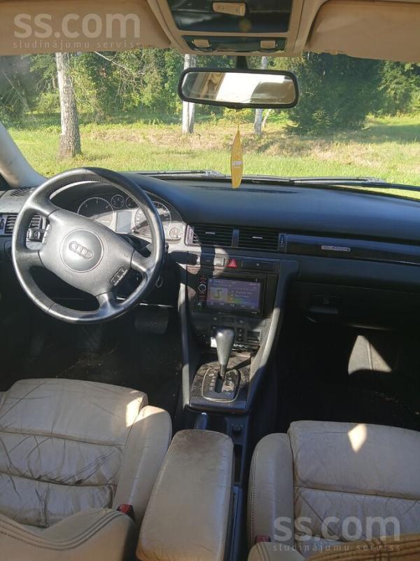 Black Audi A6 2003 in Aluksne, with an engine capacity of 2.50 L and mileage of 344 thousand km for 875 €, photo 10 on AUTOMOTO.COM.LV