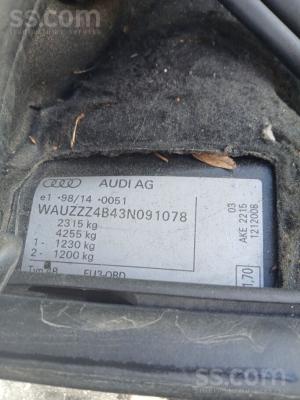 Melns Audi A6 2003 Alūksne, ar dzinēja tilpumu 2.50 L un nobraukumu 344 tūkst. km par 875 €, foto 14 vietnē AUTOMOTO.COM.LV
