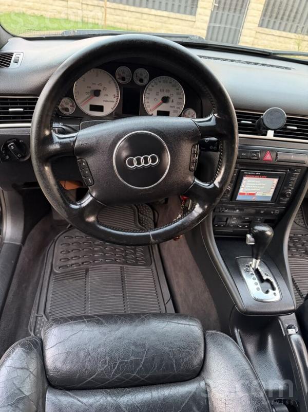 Black Audi A6 2003 in Daugavpils, with an engine capacity of 2.50 L and mileage of 334 thousand km for 1500 €, photo 9 on AUTOMOTO.COM.LV