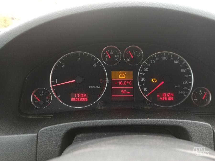 Черный Ауди А6 2003 в Шяуляй, объемом двигателя 2.50 л и пробегом 430 тыс. км за 600 €, фото 15 на AUTOMOTO.COM.LV
