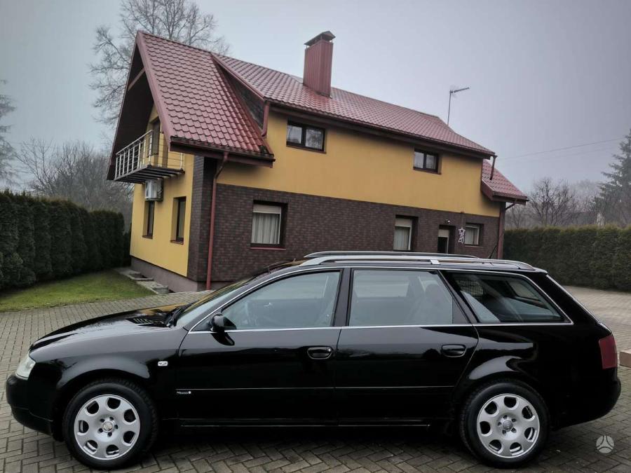 Black Audi A6 2004 in Trakai, with an engine capacity of 1.90 L and mileage of 400 thousand km for 2150 €, photo 8 on AUTOMOTO.COM.LV