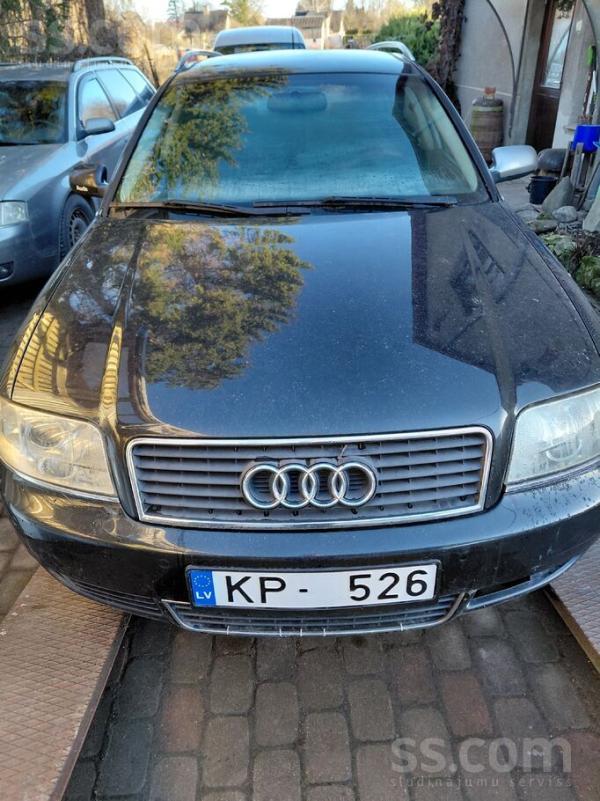 Melns Audi A6 2004 Aizkraukle, ar dzinēja tilpumu 1.90 L un nobraukumu 367 tūkst. km par 1250 €, foto 1 vietnē AUTOMOTO.COM.LV