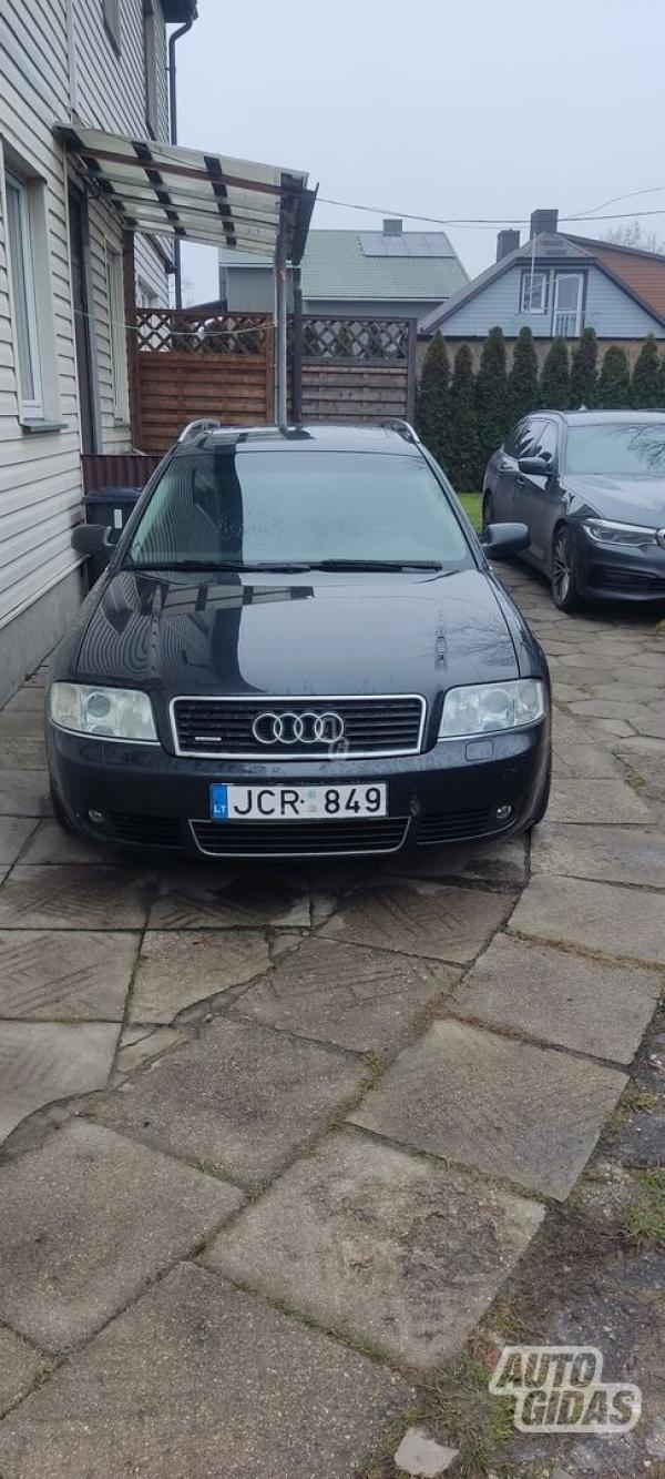 Black Audi A6 2004 in Kaunas, with an engine capacity of 2.50 L and mileage of 395 thousand km for 1800 €, photo 2 on AUTOMOTO.COM.LV