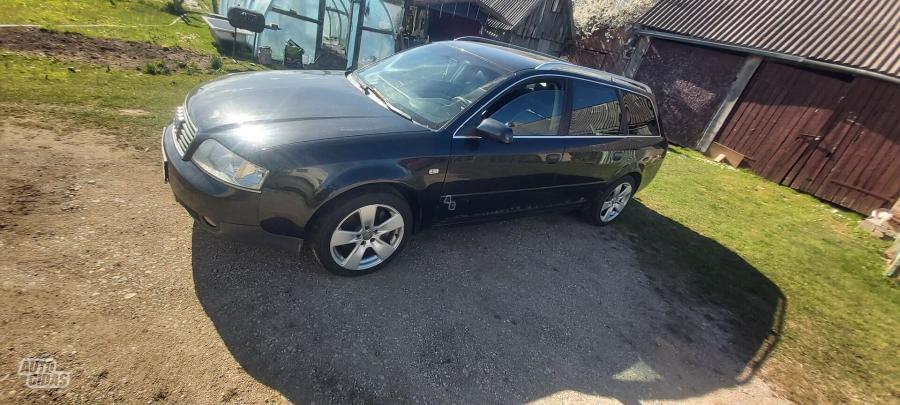 Black Audi A6 2004 in Anyksciai, with an engine capacity of 2.50 L and mileage of 443 thousand km for 1150 €, photo 1 on AUTOMOTO.COM.LV