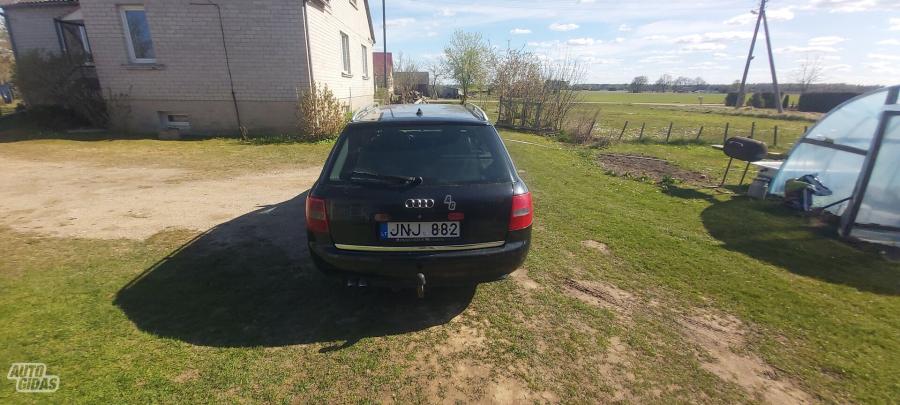 Black Audi A6 2004 in Anyksciai, with an engine capacity of 2.50 L and mileage of 443 thousand km for 1150 €, photo 6 on AUTOMOTO.COM.LV