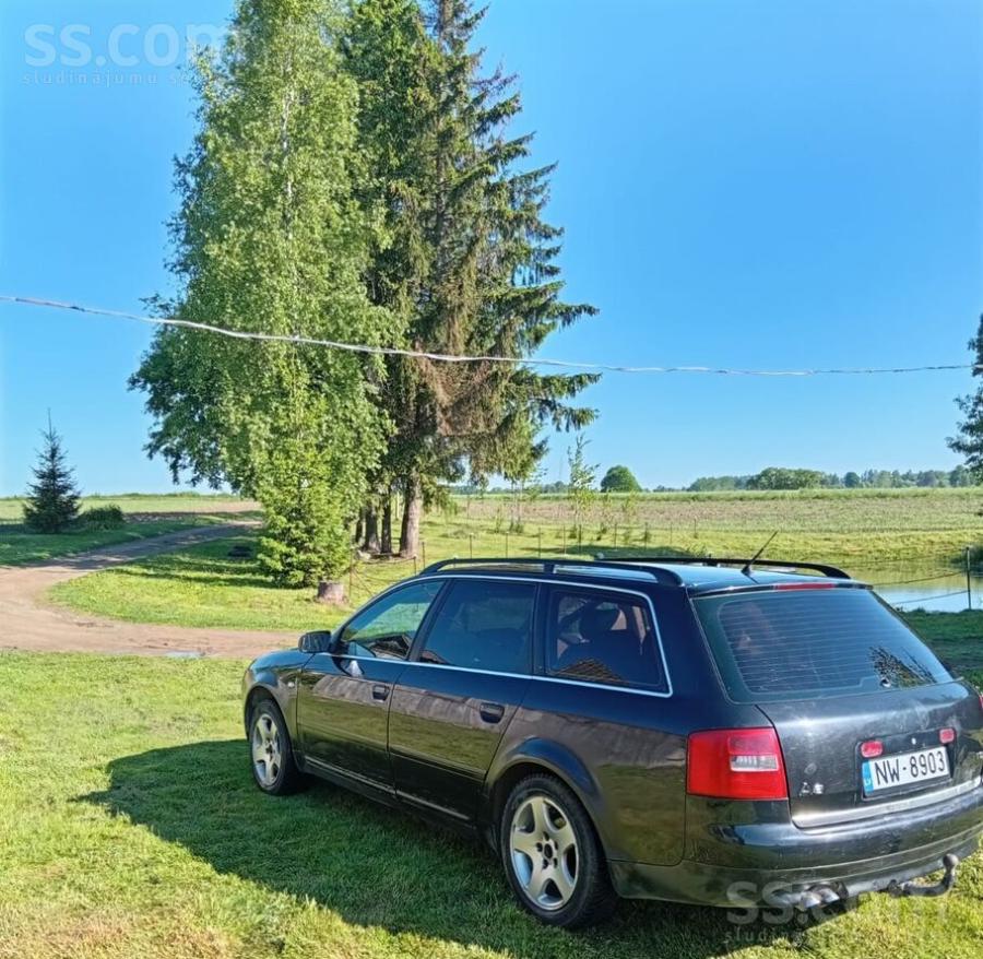 Black Audi A6 2004 in Ludza, with an engine capacity of 1.90 L and mileage of 480 thousand km for 1350 €, photo 5 on AUTOMOTO.COM.LV