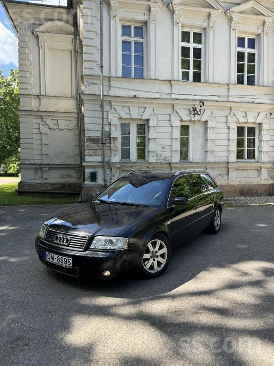 Black Audi A6 2004 in Jelgava, with an engine capacity of 2.50 L and mileage of 398 thousand km for 1850 €, photo 3 on AUTOMOTO.COM.LV