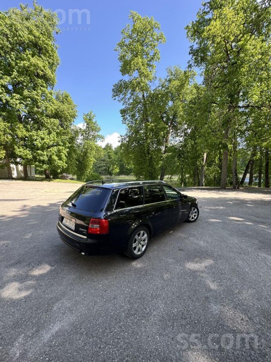 Black Audi A6 2004 in Jelgava, with an engine capacity of 2.50 L and mileage of 398 thousand km for 1850 €, photo 7 on AUTOMOTO.COM.LV