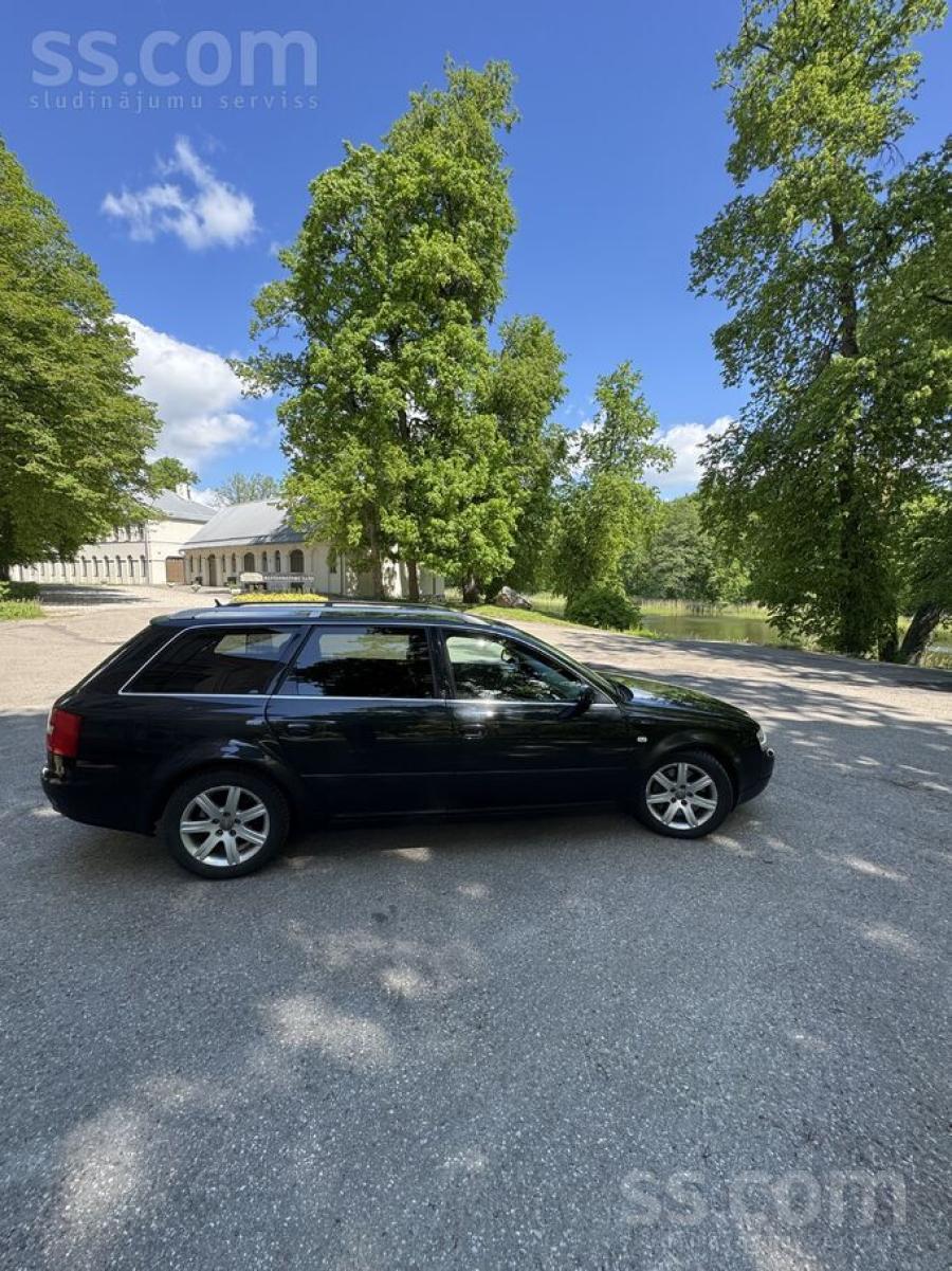 Black Audi A6 2004 in Jelgava, with an engine capacity of 2.50 L and mileage of 398 thousand km for 1850 €, photo 8 on AUTOMOTO.COM.LV