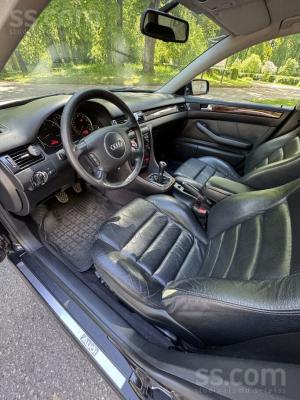 Black Audi A6 2004 in Jelgava, with an engine capacity of 2.50 L and mileage of 398 thousand km for 1850 €, photo 10 on AUTOMOTO.COM.LV