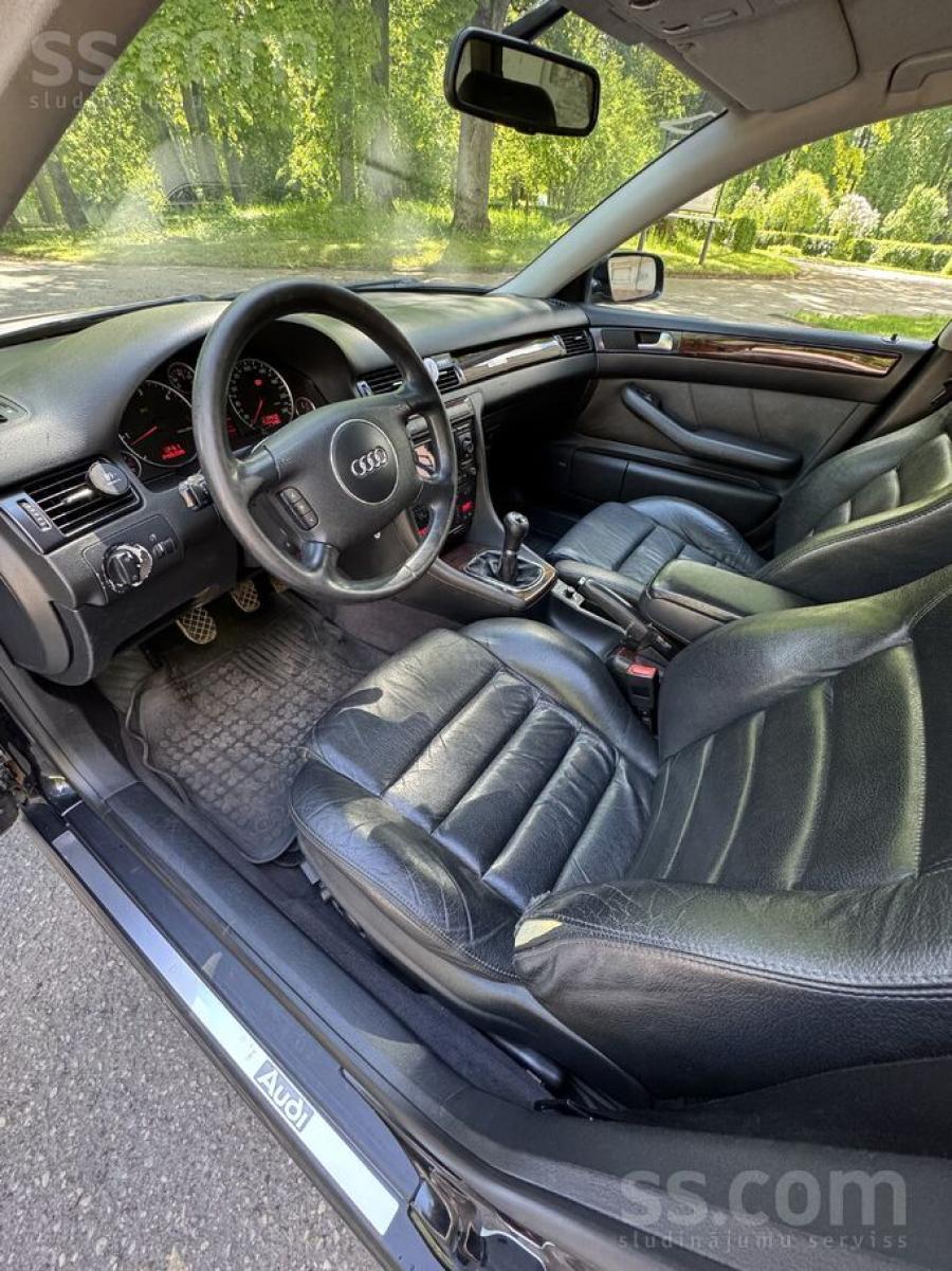 Black Audi A6 2004 in Jelgava, with an engine capacity of 2.50 L and mileage of 398 thousand km for 1850 €, photo 10 on AUTOMOTO.COM.LV