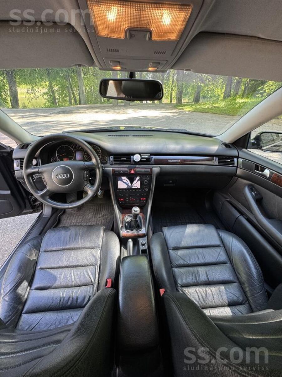 Black Audi A6 2004 in Jelgava, with an engine capacity of 2.50 L and mileage of 398 thousand km for 1850 €, photo 12 on AUTOMOTO.COM.LV
