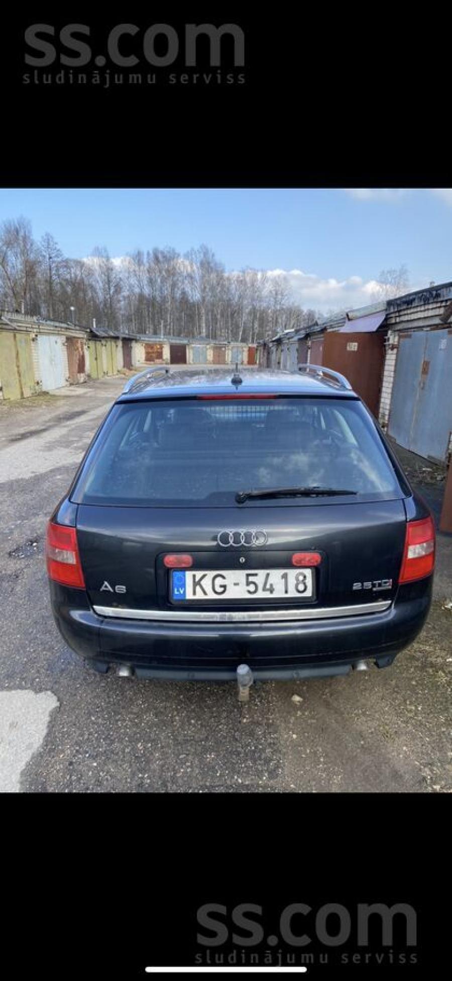 Черный Ауди А6 2004 в Рига, объемом двигателя 2.50 л и пробегом 361 тыс. км за 1400 €, фото 6 на AUTOMOTO.COM.LV
