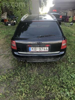 Black Audi A6 2004 in Riga, with an engine capacity of 2.50 L and mileage of 426 thousand km for 1024 €, photo  on AUTOMOTO.COM.LV