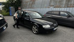 Black Audi A6 2004 in Tallinn, with an engine capacity of 0.13 L and mileage of 329 thousand km for 700 €, photo 10 on AUTOMOTO.COM.LV