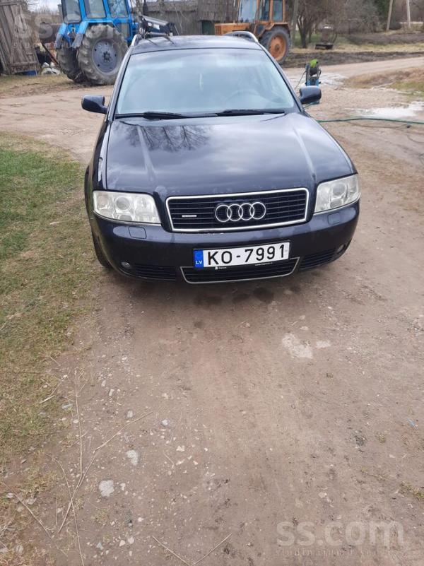 Черный Ауди А6 2004 в Балви, объемом двигателя 2.50 л и пробегом 334 тыс. км за 1900 €, фото 6 на AUTOMOTO.COM.LV
