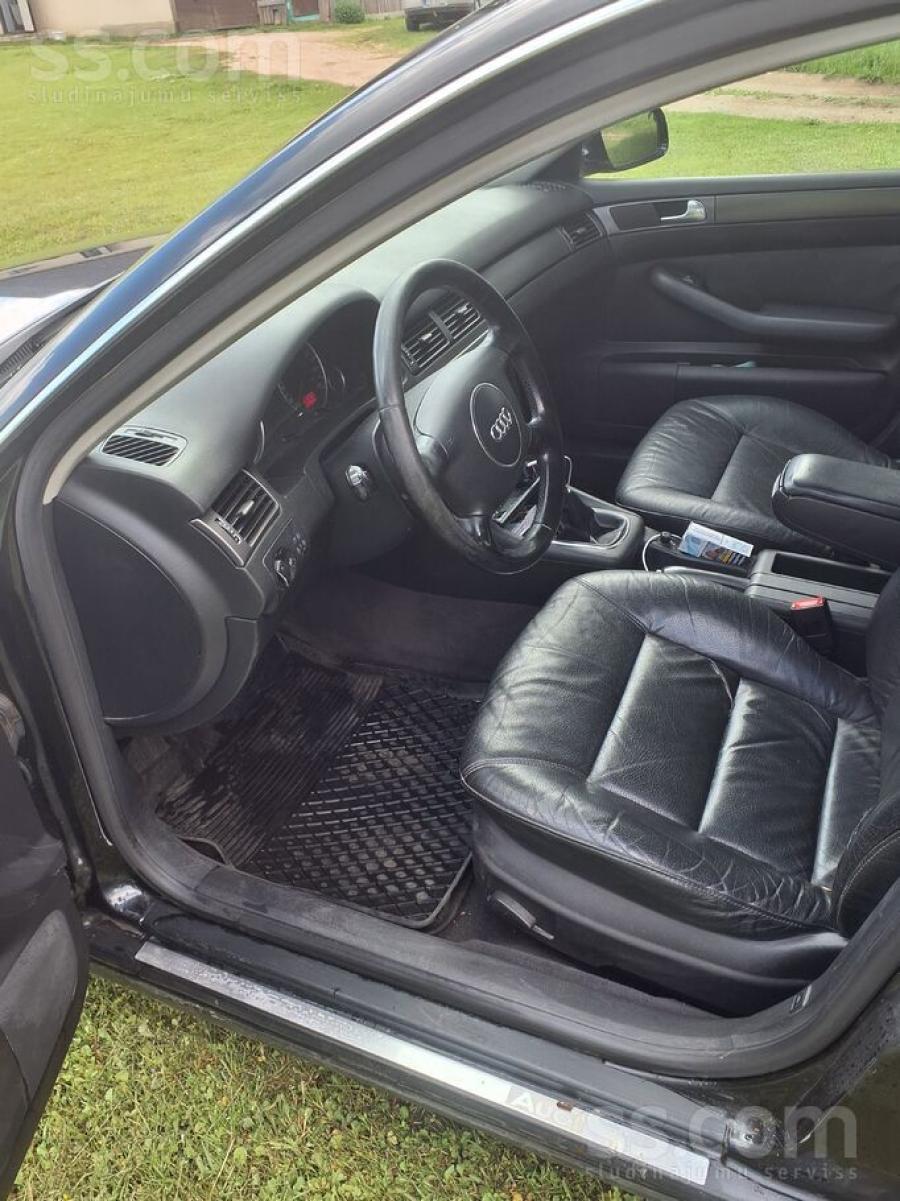 Melns Audi A6 2004 Rīga, ar dzinēja tilpumu 1.90 L un nobraukumu 293 tūkst. km par 890 €, foto 7 vietnē AUTOMOTO.COM.LV