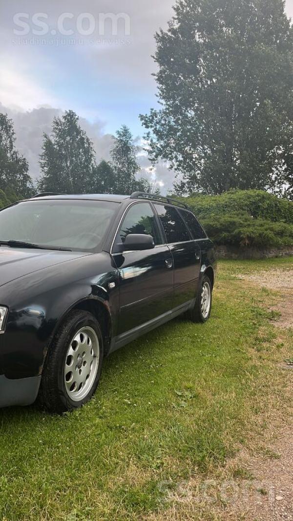 Black Audi A6 2004 in Ventspils, with an engine capacity of 1.90 L and mileage of 318 thousand km for 1500 €, photo 6 on AUTOMOTO.COM.LV