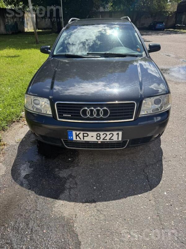 Melns Audi A6 2004 Rīga, ar dzinēja tilpumu 2.50 L un nobraukumu 331 tūkst. km par 900 €, foto 1 vietnē AUTOMOTO.COM.LV