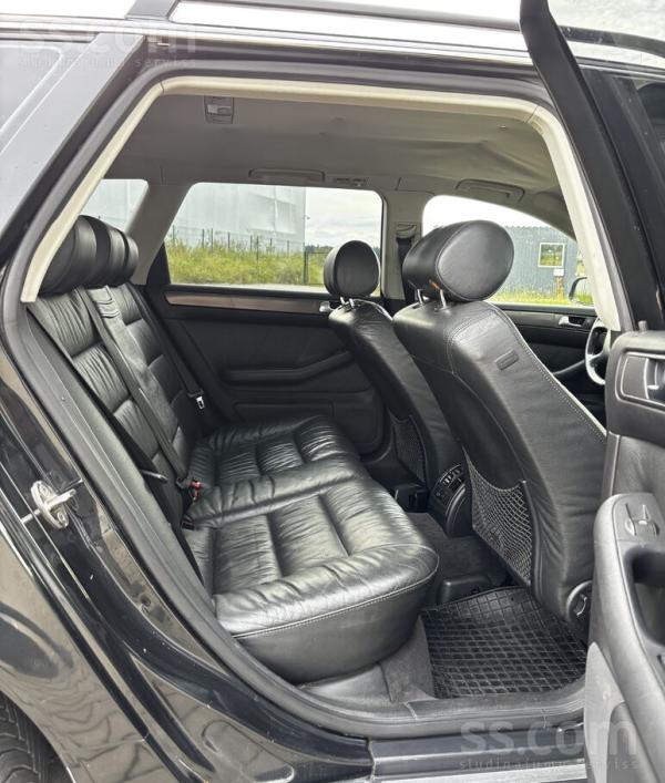 Black Audi A6 2004 in Balvi, with an engine capacity of 1.90 L and mileage of 295 thousand km for 2250 €, photo 10 on AUTOMOTO.COM.LV