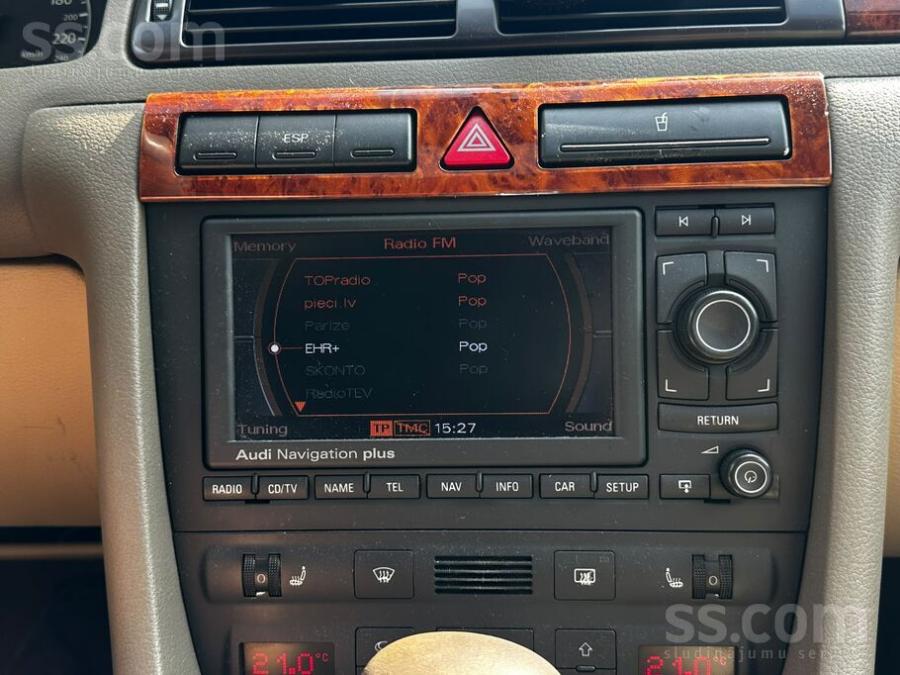 Melns Audi A6 2004 Jelgava, ar dzinēja tilpumu 2.50 L un nobraukumu 0 tūkst. km par 1490 €, foto 10 vietnē AUTOMOTO.COM.LV