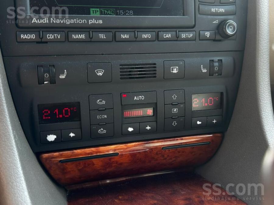 Melns Audi A6 2004 Jelgava, ar dzinēja tilpumu 2.50 L un nobraukumu 0 tūkst. km par 1490 €, foto 17 vietnē AUTOMOTO.COM.LV