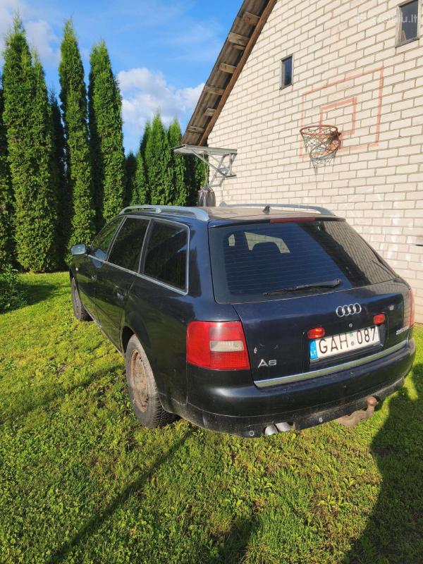 Melns Audi A6 2004 Kaišiadorys, ar dzinēja tilpumu 1.90 L un nobraukumu 473 tūkst. km par 600 €, foto 3 vietnē AUTOMOTO.COM.LV