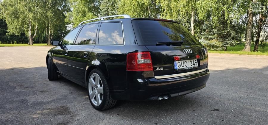 Black Audi A6 2004 in Kaisiadorys, with an engine capacity of 2.50 L and mileage of 352 thousand km for 2750 €, photo 4 on AUTOMOTO.COM.LV