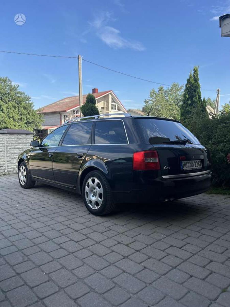 Black Audi A6 2004 in Vilnius, with an engine capacity of 1.90 L and mileage of 135 thousand km for 3990 €, photo 1 on AUTOMOTO.COM.LV
