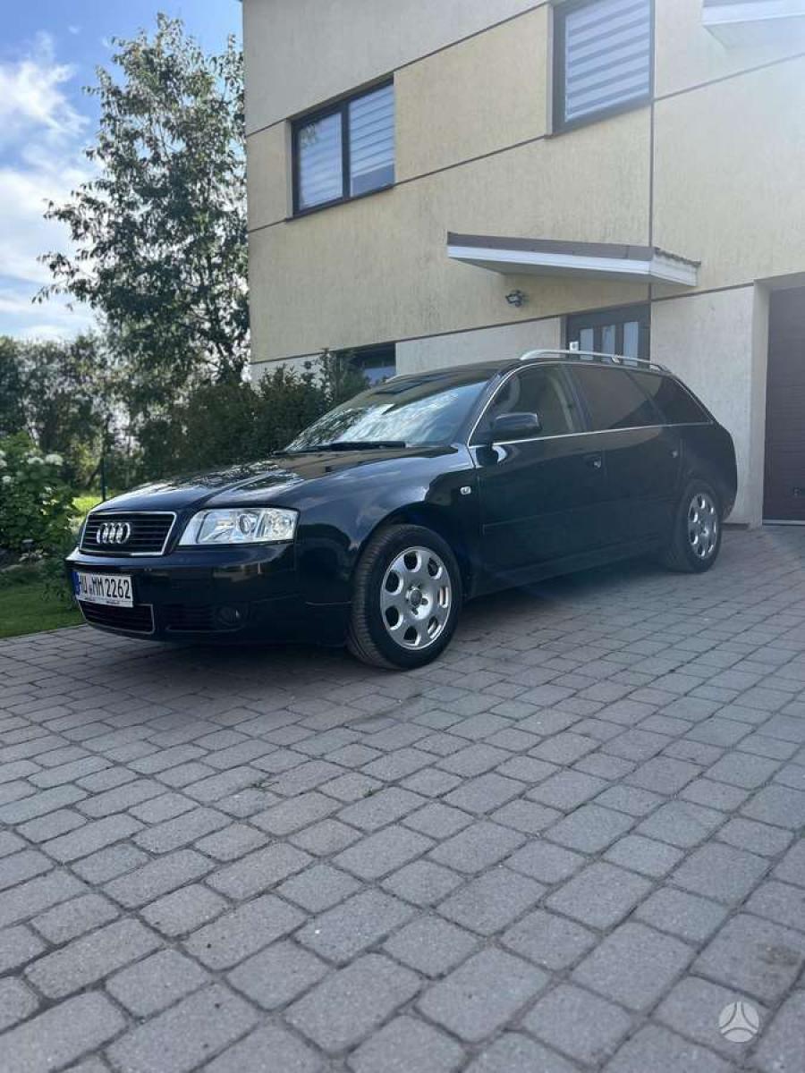 Black Audi A6 2004 in Vilnius, with an engine capacity of 1.90 L and mileage of 135 thousand km for 3990 €, photo 17 on AUTOMOTO.COM.LV