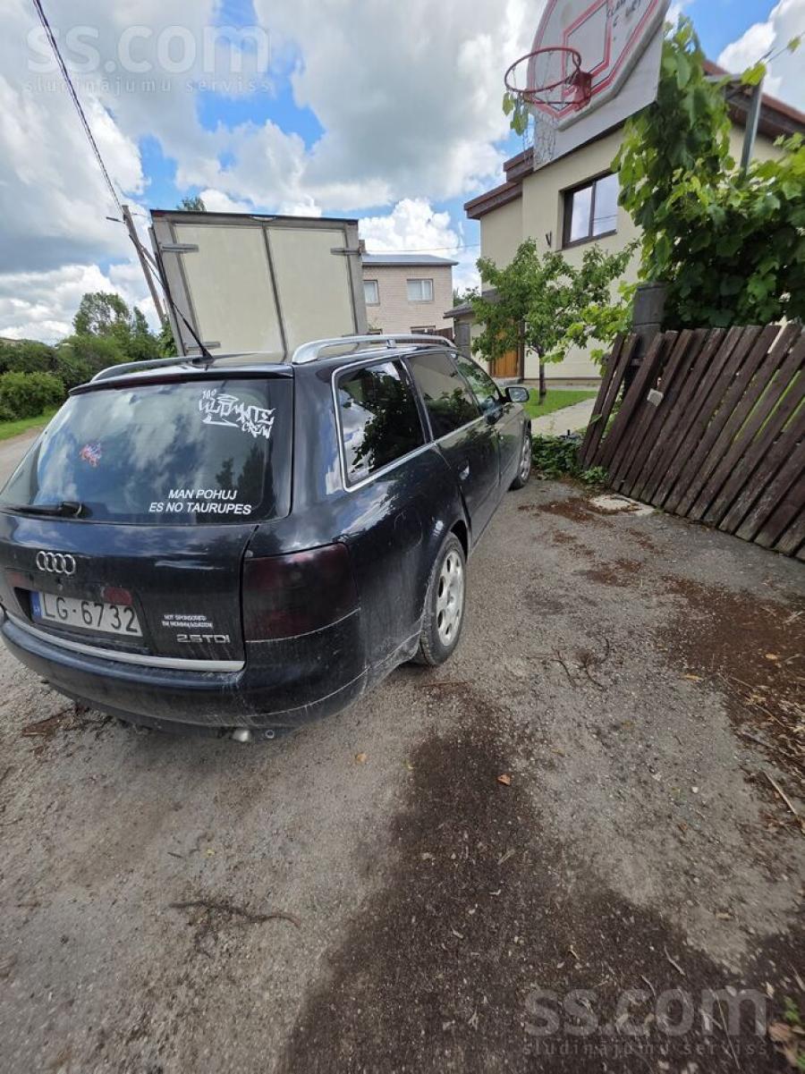 Melns Audi A6 2004 Ogre, ar dzinēja tilpumu 2.50 L un nobraukumu 363 tūkst. km par 850 €, foto 6 vietnē AUTOMOTO.COM.LV