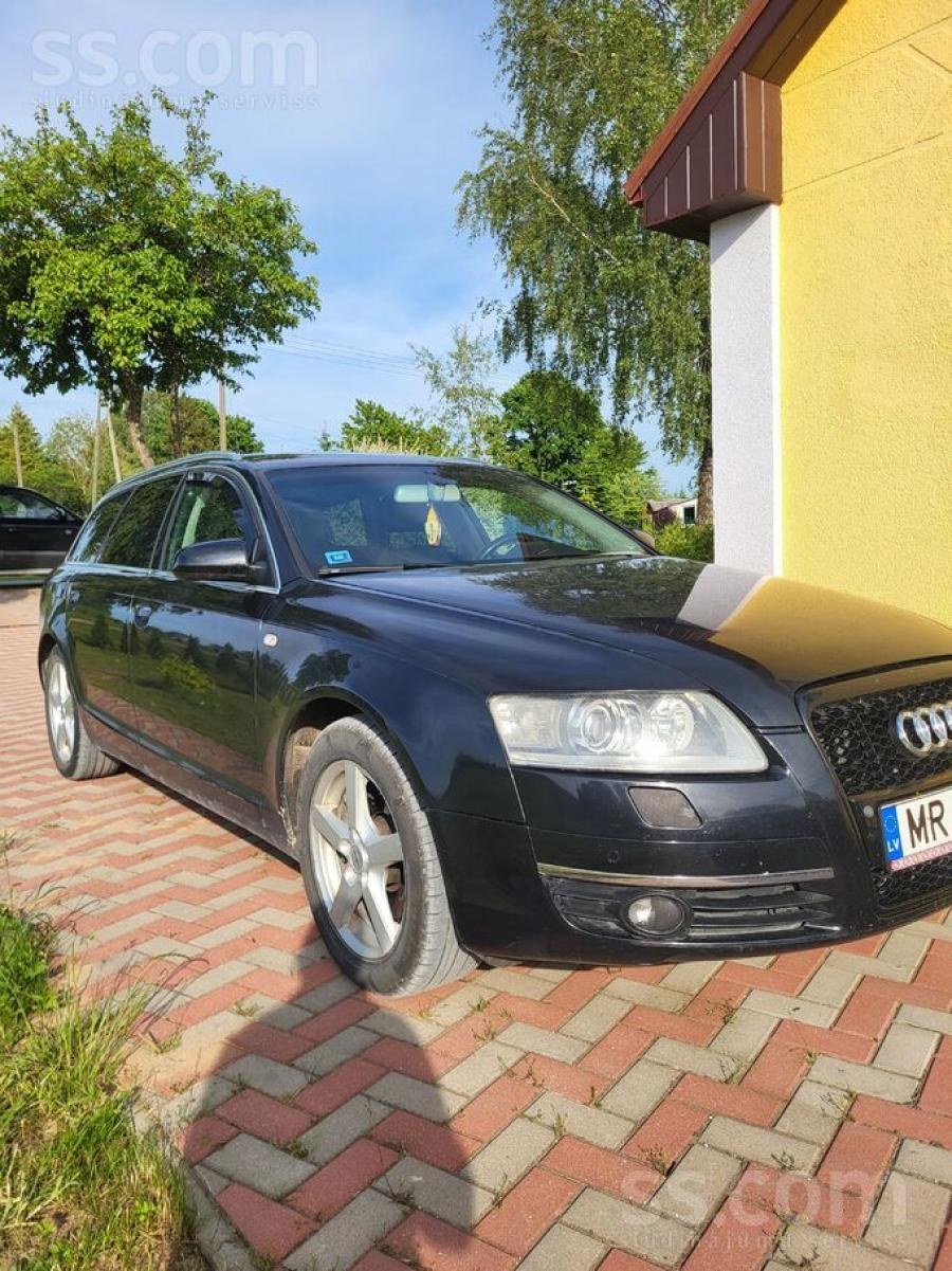Black Audi A6 2005 in Liepaja, with an engine capacity of 3.00 L and mileage of 265 thousand km for 3300 €, photo 6 on AUTOMOTO.COM.LV