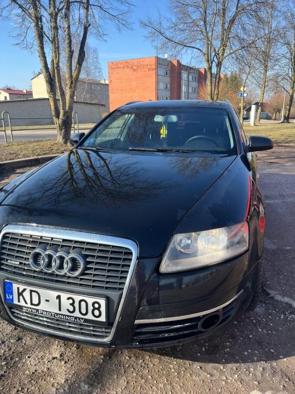 Melns Audi A6 2005 Saldus, ar dzinēja tilpumu 3.00 L un nobraukumu 318 tūkst. km par 1750 €, foto 4 vietnē AUTOMOTO.COM.LV