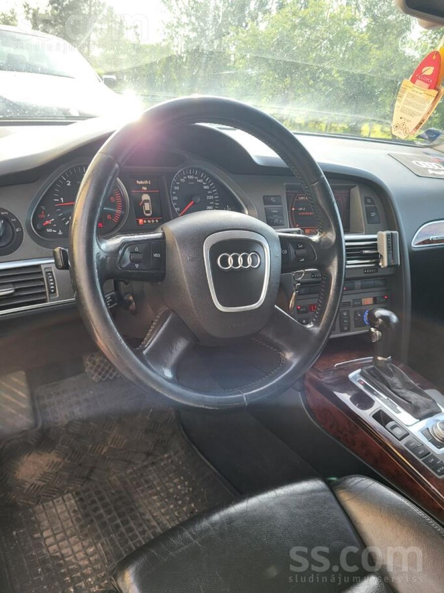 Melns Audi A6 2005 Liepāja, ar dzinēja tilpumu 3.00 L un nobraukumu 265 tūkst. km par 2200 €, foto 7 vietnē AUTOMOTO.COM.LV
