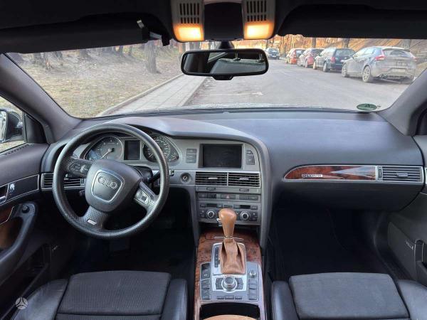 Melns Audi A6 2005 Viļņa, ar dzinēja tilpumu 2.97 L un nobraukumu 374 tūkst. km par 3500 €, foto 6 vietnē AUTOMOTO.COM.LV