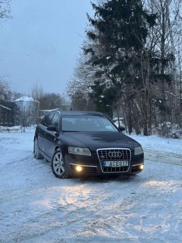 Melns Audi A6 2005 Viļņa, ar dzinēja tilpumu 2.00 L un nobraukumu 380 tūkst. km par 3150 €, foto 1 vietnē AUTOMOTO.COM.LV
