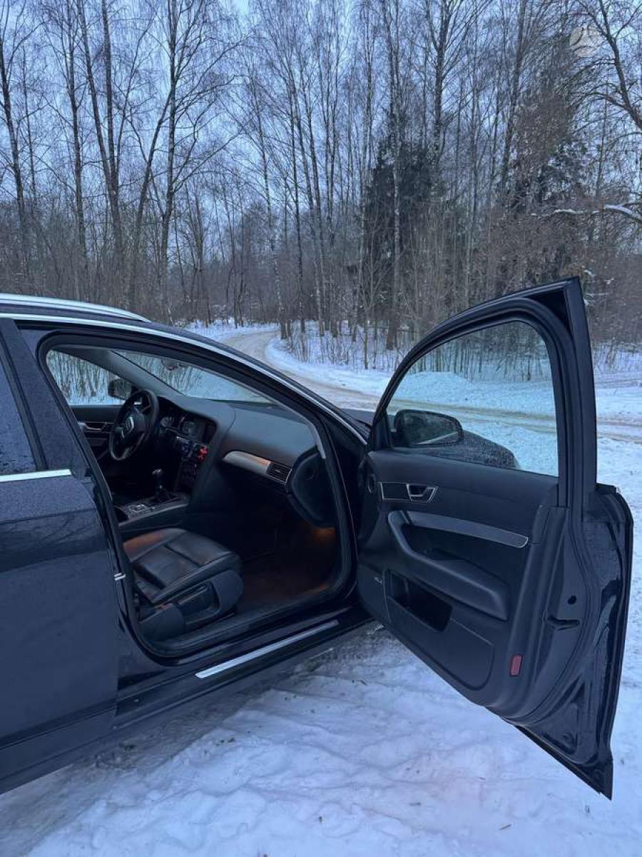 Black Audi A6 2005 in Vilnius, with an engine capacity of 2.00 L and mileage of 380 thousand km for 3150 €, photo 9 on AUTOMOTO.COM.LV