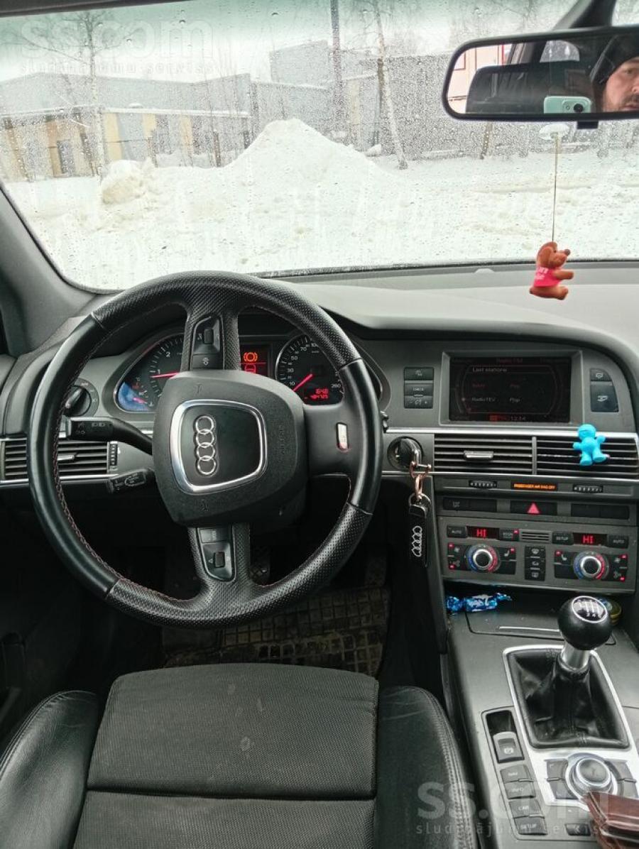 Melns Audi A6 2005 Gulbene, ar dzinēja tilpumu 2.70 L un nobraukumu 438 tūkst. km par 2300 €, foto 7 vietnē AUTOMOTO.COM.LV