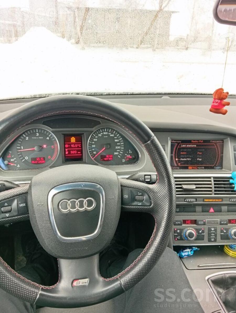 Melns Audi A6 2005 Gulbene, ar dzinēja tilpumu 2.70 L un nobraukumu 438 tūkst. km par 2300 €, foto 8 vietnē AUTOMOTO.COM.LV