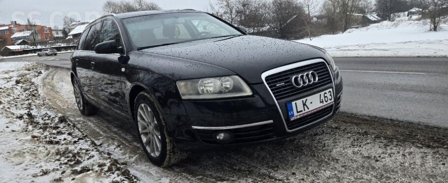 Black Audi A6 2005 in Tukums, with an engine capacity of 2.70 L and mileage of 429 thousand km for 2400 €, photo 3 on AUTOMOTO.COM.LV