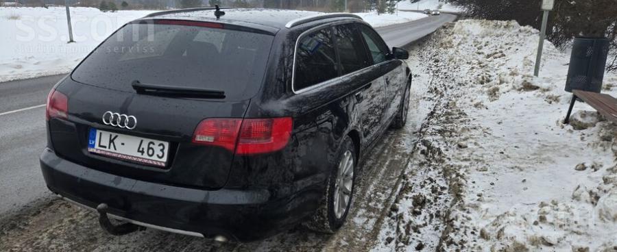 Black Audi A6 2005 in Tukums, with an engine capacity of 2.70 L and mileage of 429 thousand km for 2400 €, photo 5 on AUTOMOTO.COM.LV