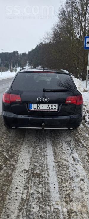 Black Audi A6 2005 in Tukums, with an engine capacity of 2.70 L and mileage of 429 thousand km for 2400 €, photo 7 on AUTOMOTO.COM.LV