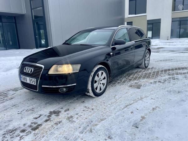 Melns Audi A6 2005 Viļņa, ar dzinēja tilpumu 2.70 L un nobraukumu 340 tūkst. km par 2200 €, foto 1 vietnē AUTOMOTO.COM.LV