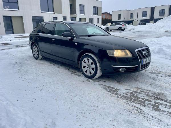 Melns Audi A6 2005 Viļņa, ar dzinēja tilpumu 2.70 L un nobraukumu 340 tūkst. km par 2200 €, foto 4 vietnē AUTOMOTO.COM.LV
