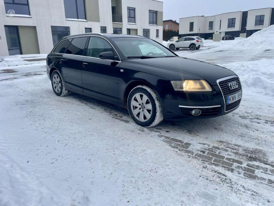 Black Audi A6 2005 in Vilnius, with an engine capacity of 2.70 L and mileage of 340 thousand km for 2200 €, photo 4 on AUTOMOTO.COM.LV